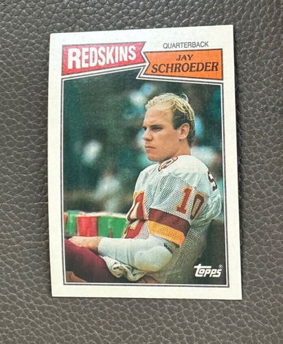 1987 Topps Football #64 Jay Schroeder - Washington Redskins - QB | eBay
