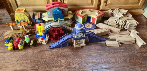 Ultimate Chuggington Train Set Wooden Railway works w/Brio Thomas HUGE ...