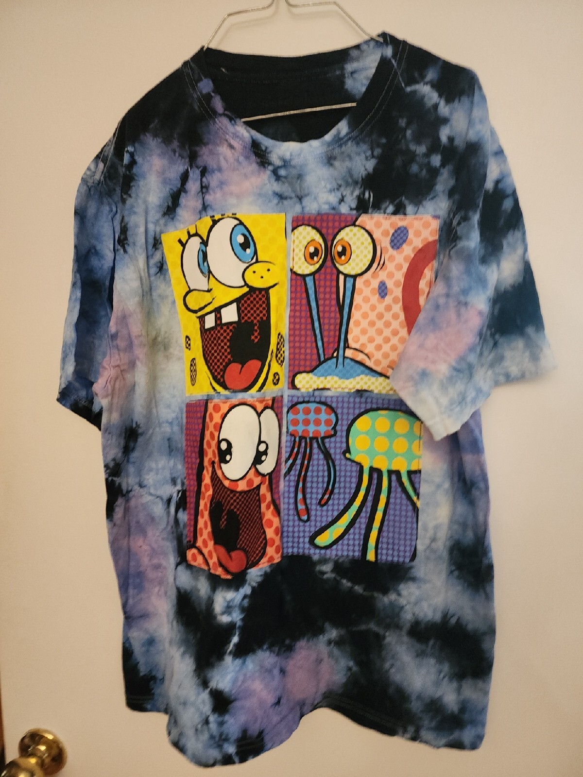 Nickelodeon Spongebob Square Pants-Mens Blue Multicol… - Gem