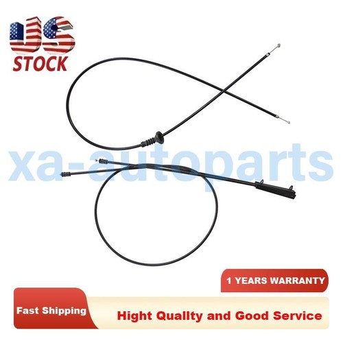 2Pcs Hood Latch Lock Release Cable for BMW E90 E92 X1 51237184432 ...