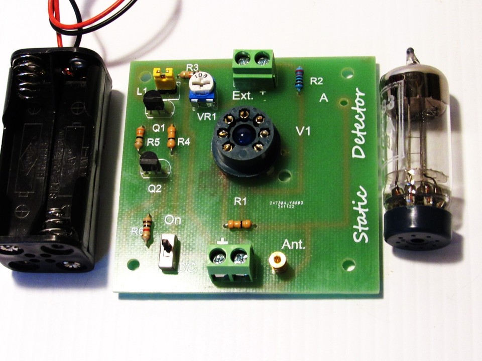 2 x Static Detector with display XB1 tube valve Ham radio DIY solder ...