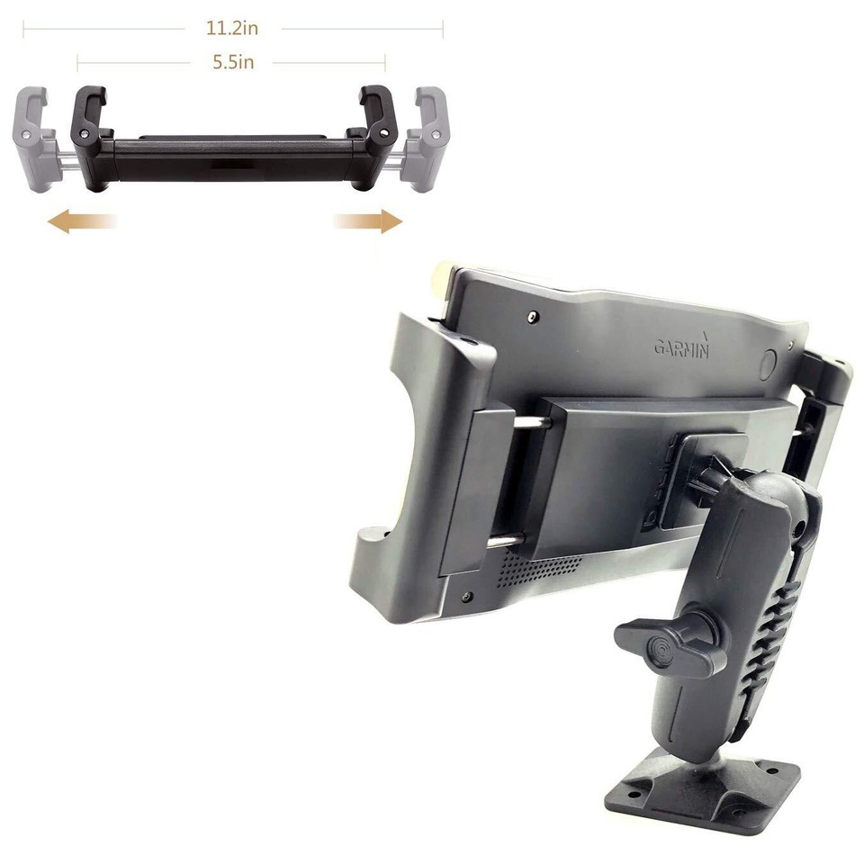 Heavy Duty Tablet Gps Smartphone Amps Drill Base Dash Eld Mount For ...