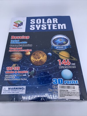 NEW Magic Puzzle Solar System Eight Planets 3D Puzzle Model Universe | eBay