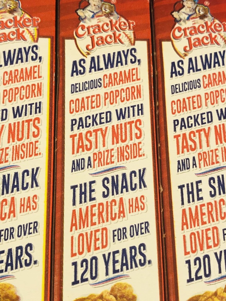 5 Boxes Cracker Jack The Original Caramel Coated Popcorn & Peanuts 1oz ...