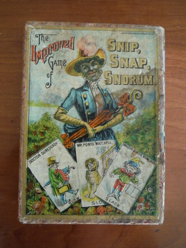 1890 McLoughlin Bros Snip, Snap, Snorum Card Game - Rare | eBay