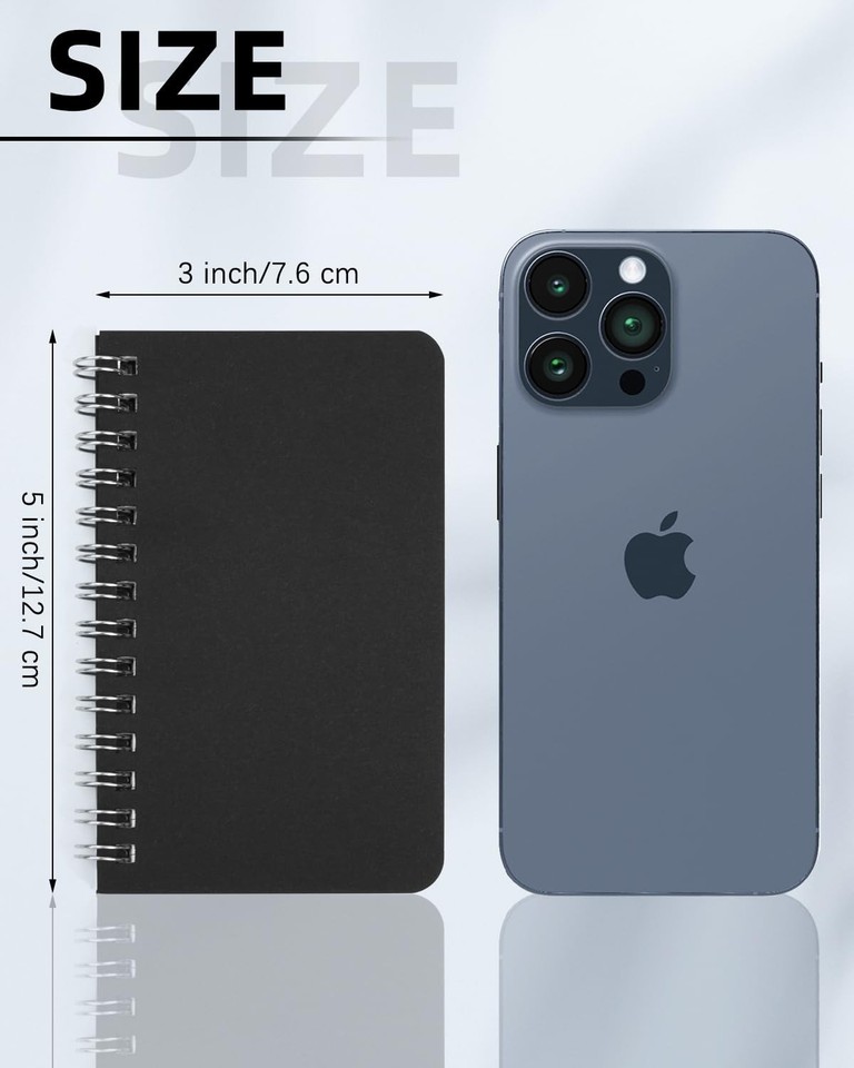 Spiral Notebooks Memo Pads 3x5 Bulk, 60 Packs Small Pocket Notebooks ...