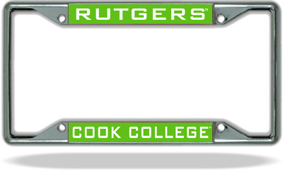 Rutgers COOK COLLEGE License Plate Frame | eBay
