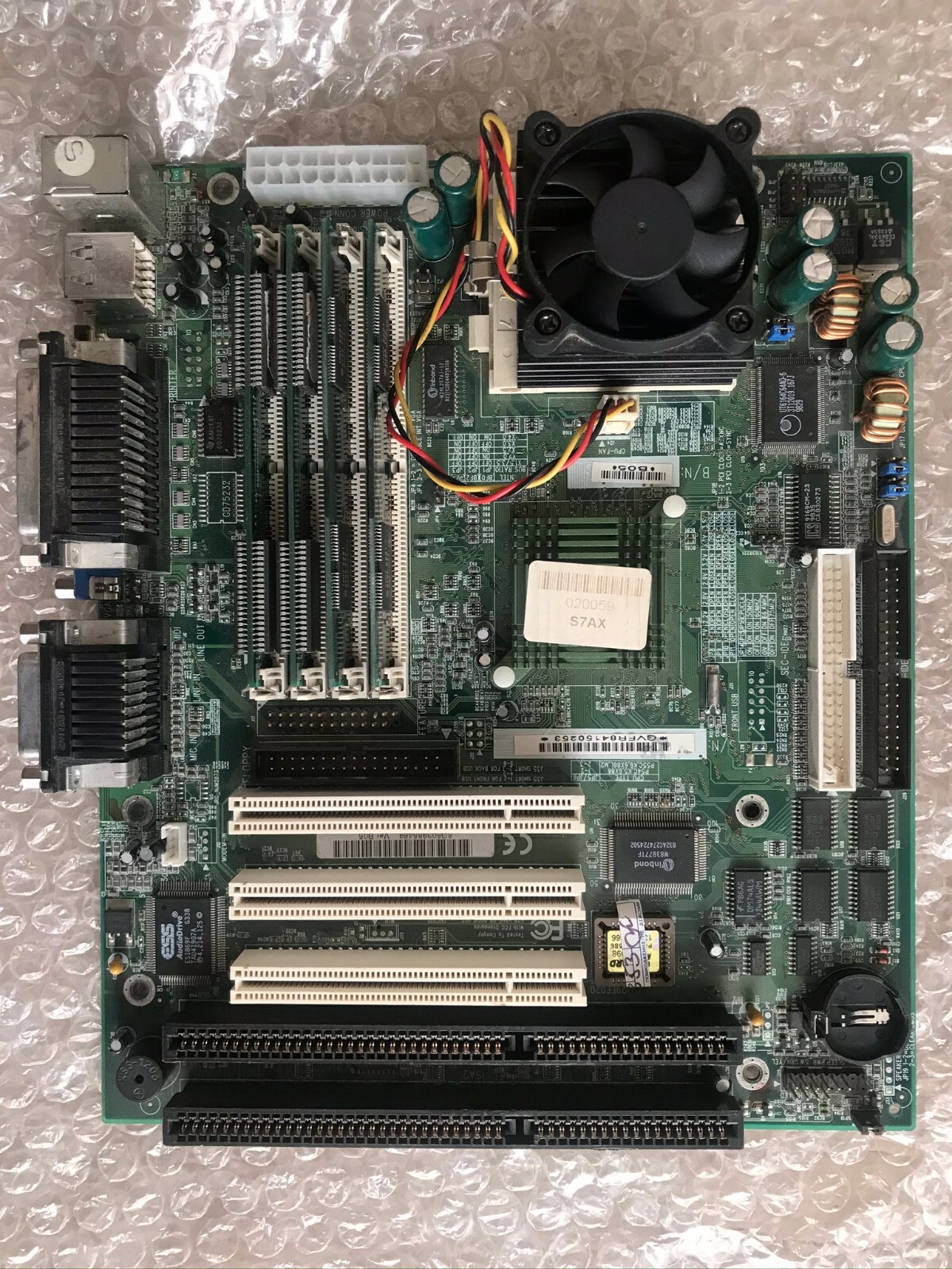 Motherboard S7AX Socket 7 +CPU Intel Pentium+RAM =TESTED= | eBay