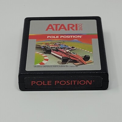 Pole Position (Atari 2600) Cartridge CLEANED & TESTED | eBay