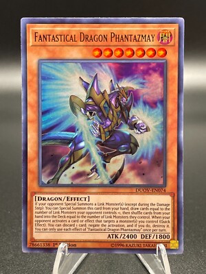 Yugioh Fantastical Dragon Phantazmay DUOV-EN074 Ultra Rare 1st Edition ...