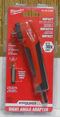 Milwaukee 48-32-2390 Shockwave Impact Right Angle Adapter 45242534081| eBay