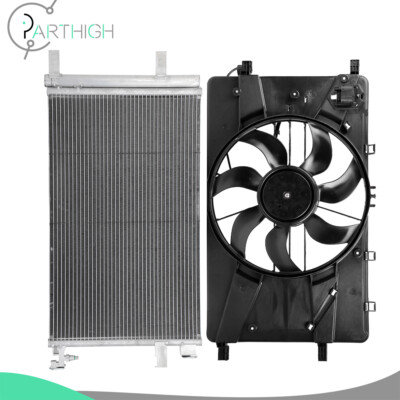 Radiator Cooling Fan And AC Condenser Car Electric For 2012-2017 Buick ...