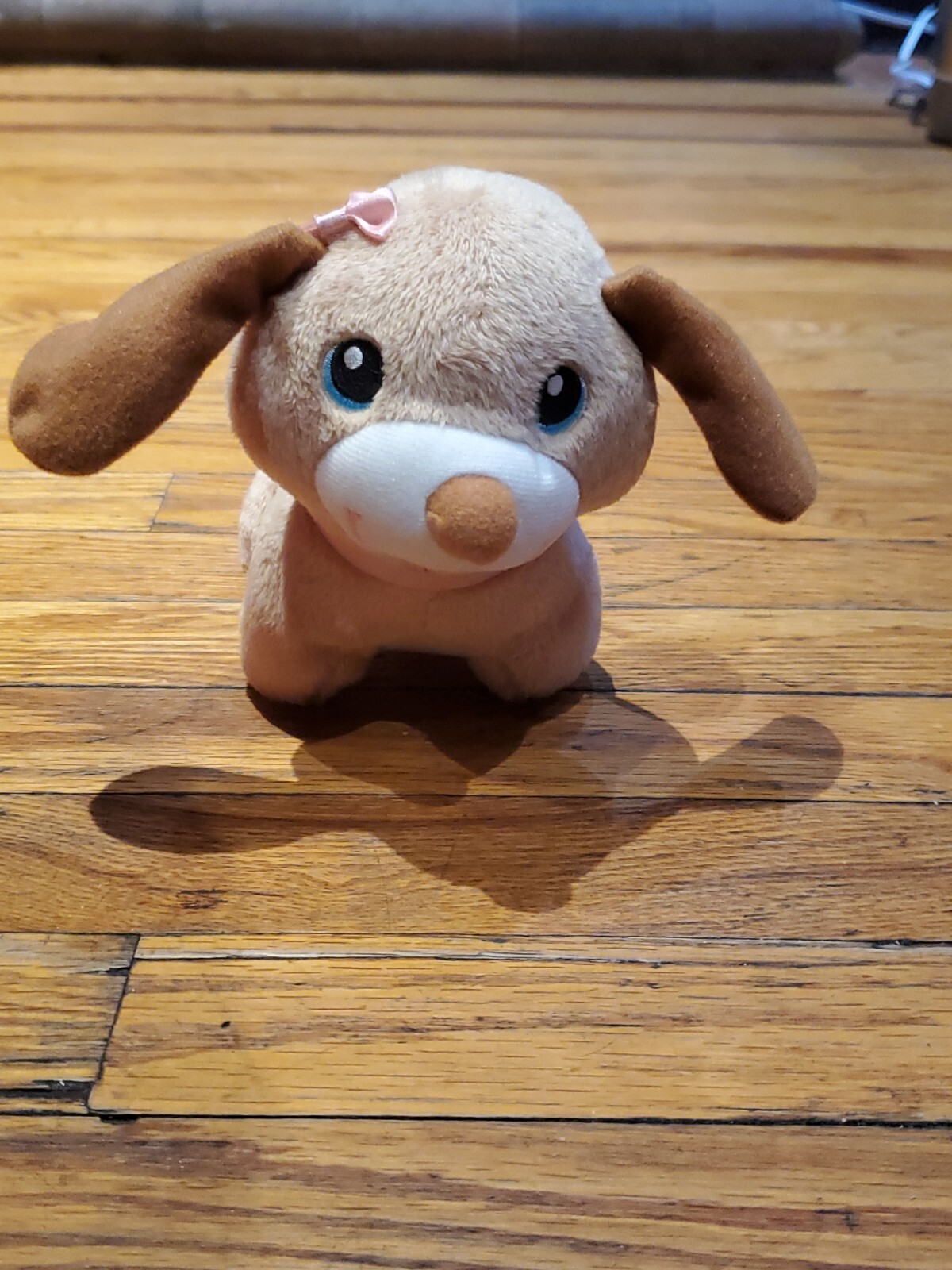 Vtech 8" Plush Puppy Dog Girl Brown Pink Bow Care for me Learning ...