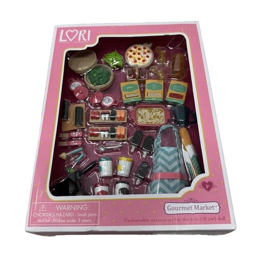 LORI Doll Gourmet Market Mini Play Food Accessories Set, Very Detailed ...