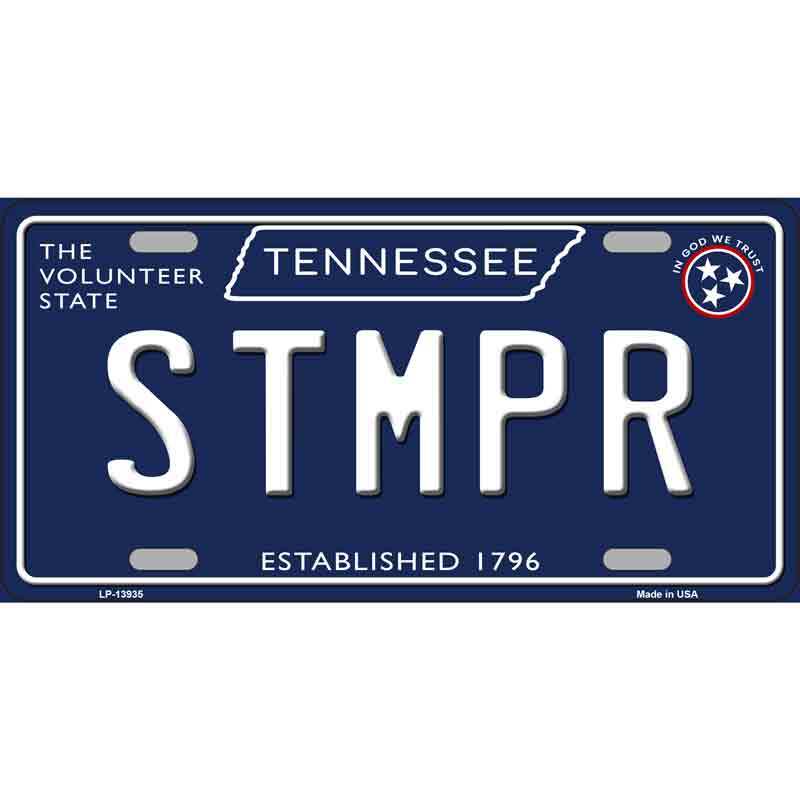 Stmpr Tennessee Blue Novelty Metal License Plate Tag | eBay