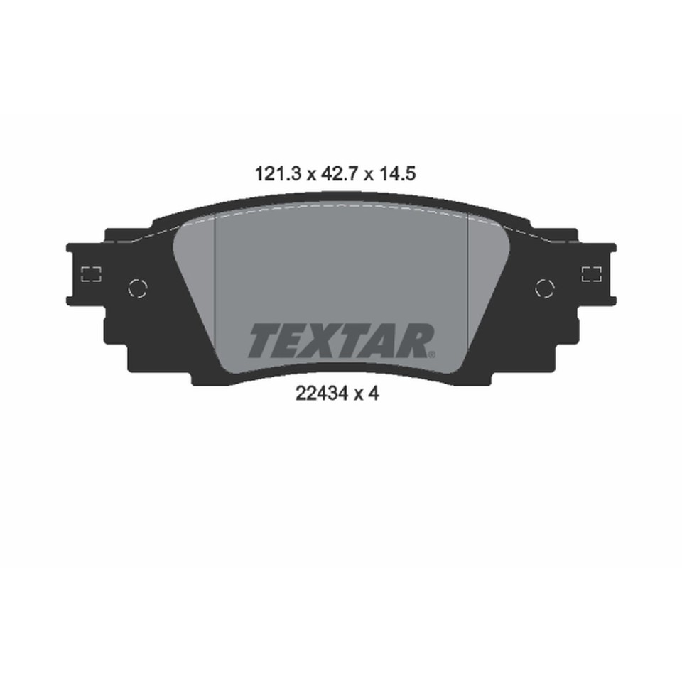 Brake Pads Set For Lexus UX 250h Rear Genuine OE Textar 044660E060 ...