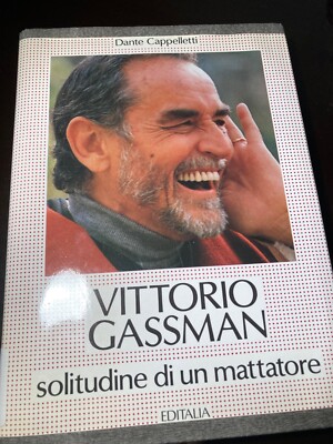 Cinema Star Vittorio Gassman Biography Italian language ~ OOP Rare book ...
