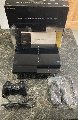 Sony PS3 CECHB01 Launch Edition 20GB in Box, Backwards Compatible ...