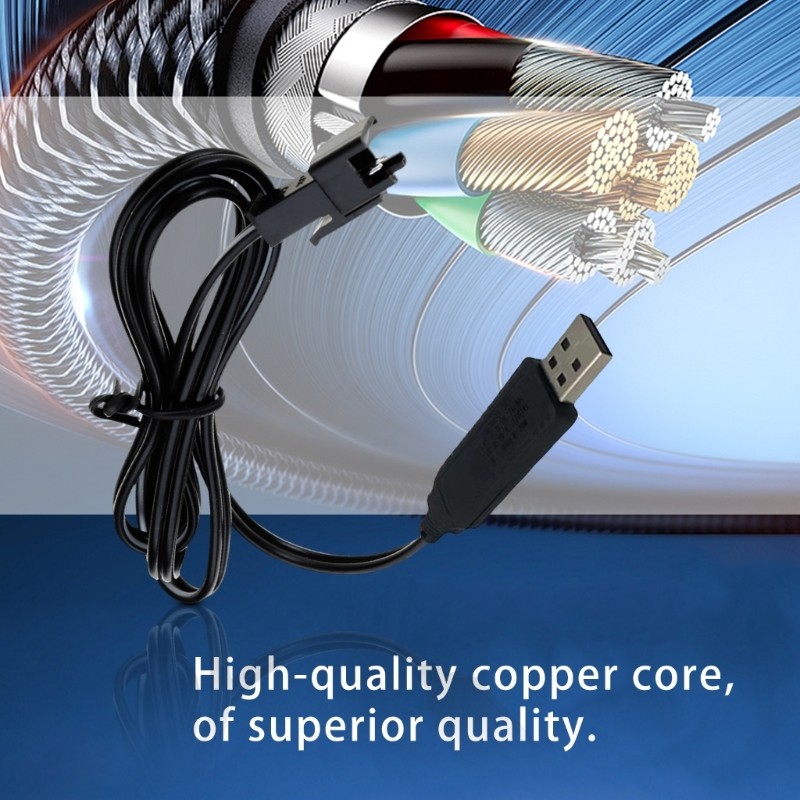 SM2.0 2P Connectors USB Powereds Charging Cable for 3.7V Lithiums ...