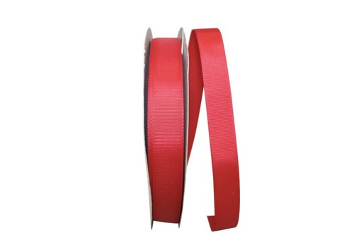 Red Grosgrain Ribbon 7/8 Inch x 100 Yards, Texture Craft Supplies 5200 ...