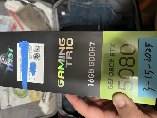 MSI NVIDIA GeForce RTX 5080 16GB GAMING TRIO OC Edition 16GB GDDR7 | eBay