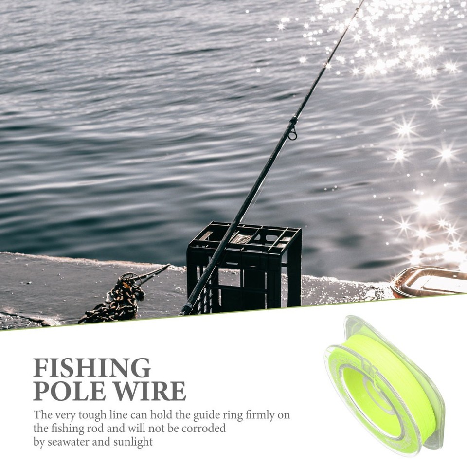 1 Roll of Convenient Fishing Guide Wire Fishing Pole Wire Fishing Rod ...