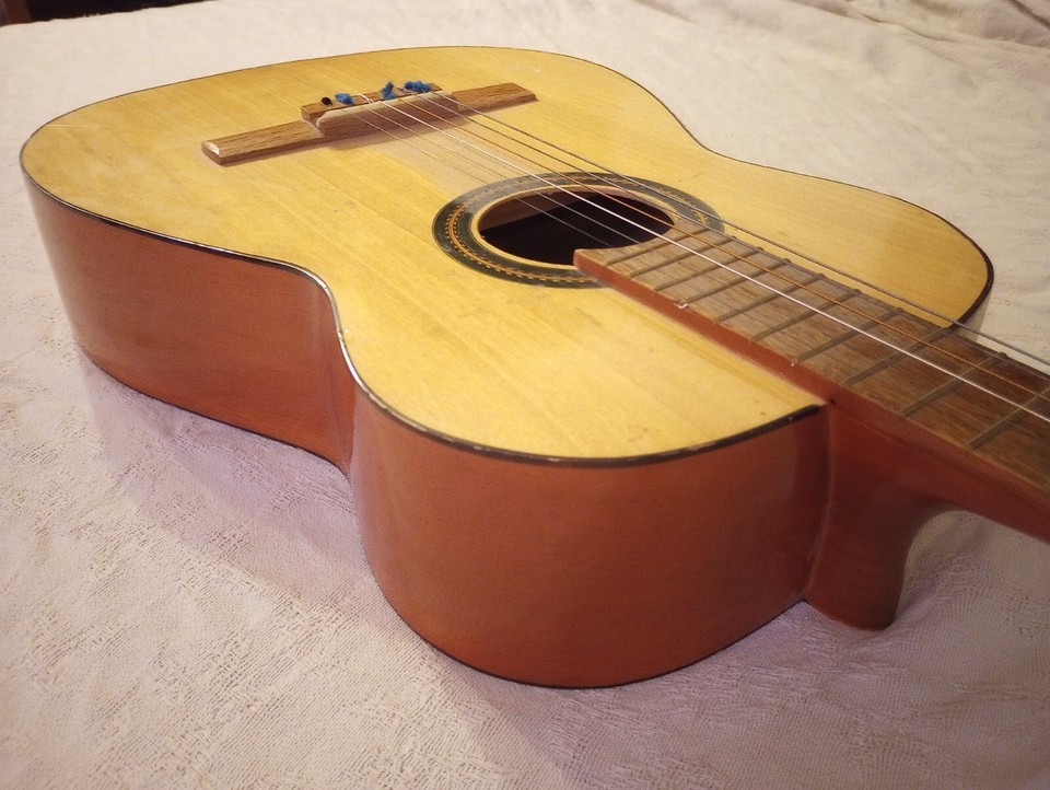 GUITAR - Vintage GILB Guitar Acoustic Classical Quality Made Artisan ...