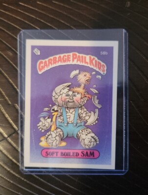 1985 Garbage Pail Kids #58b Soft Boiled Sam Live Mike Back | eBay