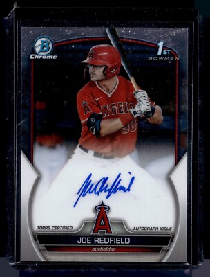 2023 Bowman Draft Chrome Joe Redfield Auto CDAJRE LAA Angels | eBay