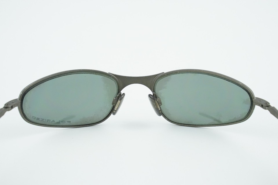 1st Gen. Oakley A Wire 1.0 Matte Gunmetal/Black Iridium Polarized ...