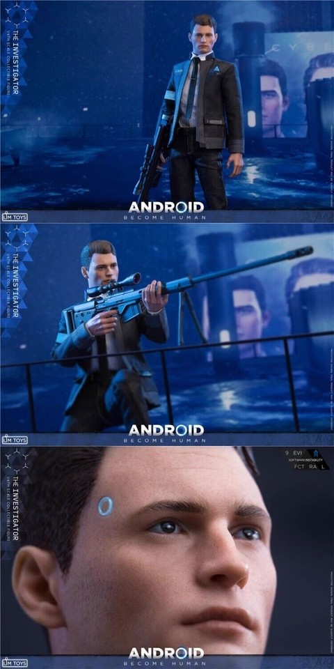 LIM TOYS Detroit Become 1/6 Scale Human Connor Android 22''Action ...