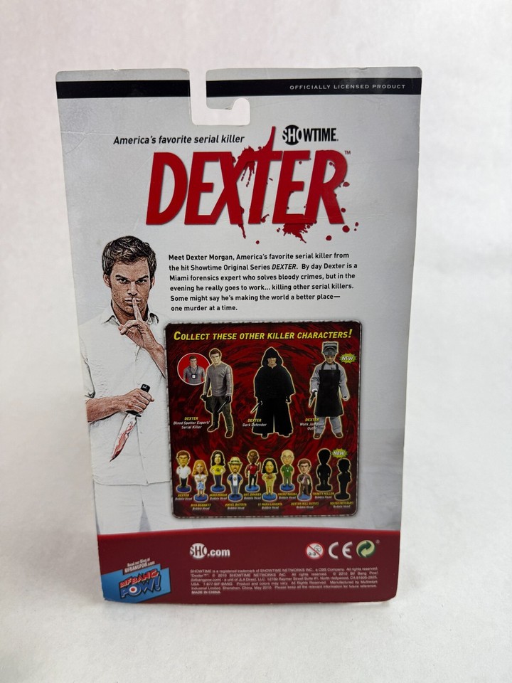 Blood Splatter Expert 7" Action Figure New Bif Bang Pow Showtime TV | eBay