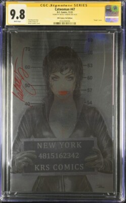 Catwoman #47 CGC 9.8 KRS Comics Foil Edition signed by Natali Sanders ...