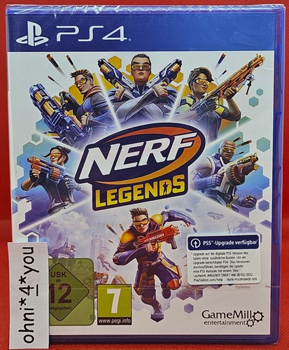 Nerf Legends PS4 Sony PlayStation 4 Videospiel DE USK *NEU&OVP ...