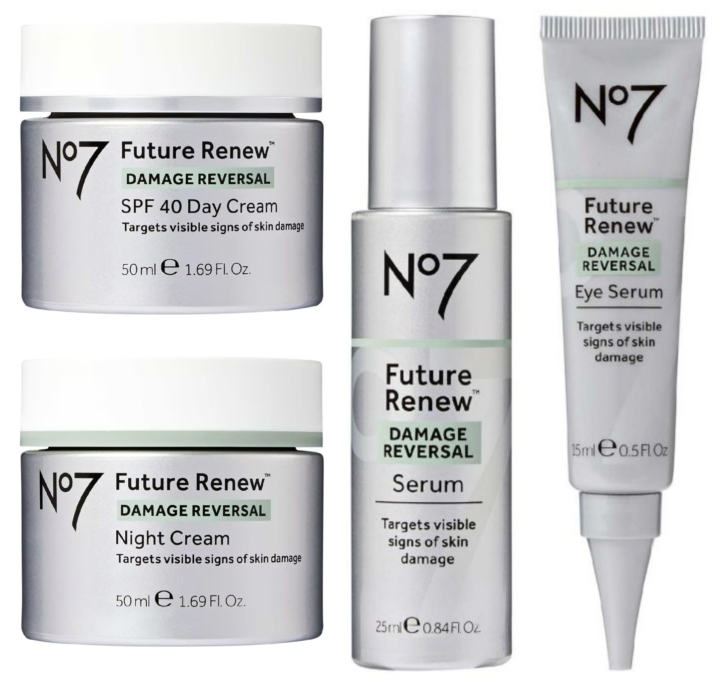 Restore & Renew No7 Future Renew Damage Reversal Eye Cream 5 x 15ml | eBay