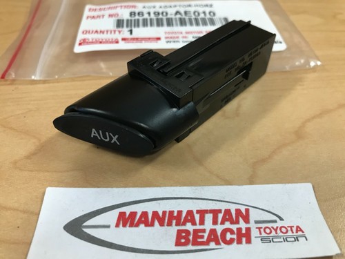 GENUINE TOYOTA 06-10 SIENNA AUX ADAPTER FACTORY REPLACEMENT 86190-AE010 ...