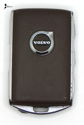 Single OEM Volvo Brown Leather Keyless Entry Smartkey Car Remote ...