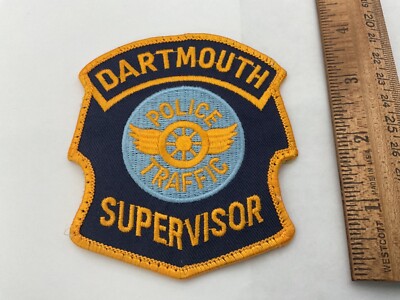 Dartmouth Police Massachusetts Supervisor collectable patch full size ...