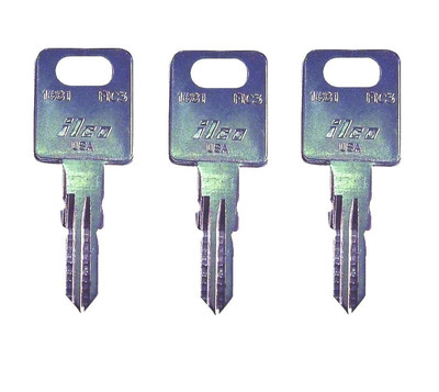 (3) FIC Fastec RV Motorhome Travel Trailer Key Cut to Your Code CF EF ...