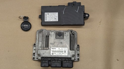 2007 MINI COOPER R56 R57 N12 ENGINE CONTROL UNIT DME ECM ECU CAS KEY ...