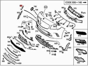 Genuine MERCEDES W176 A-CLASS W176 Side spoiler 1768858100 | eBay