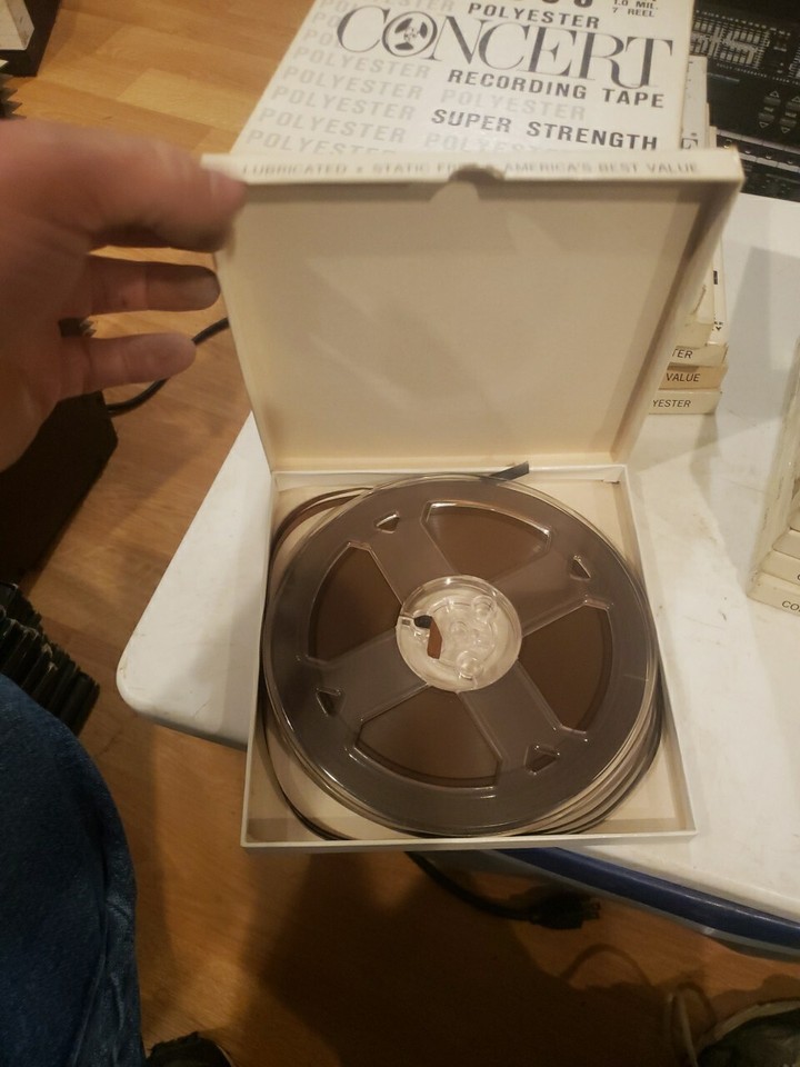 Lot Of 16 CONCERTAPE Recording Reel To Reel Tape Radio Shack 7" x 1/4 ...