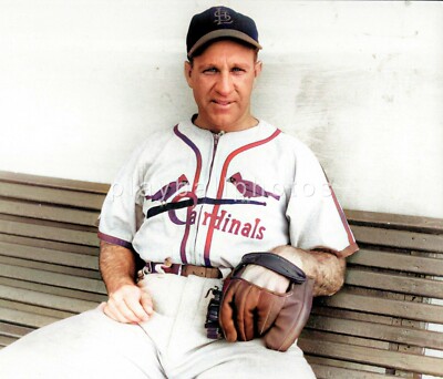 Enos Slaughter Colorized 8x10 print-Free Shipping | eBay
