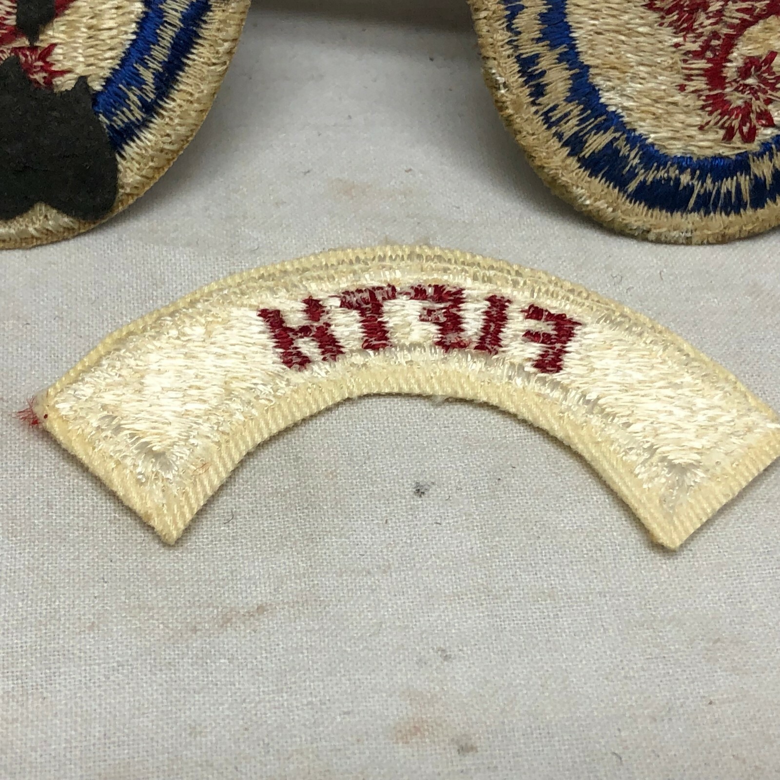 Military Patch lot (3) English Fifth Special Brigade w/ Tab Variant 5th ...