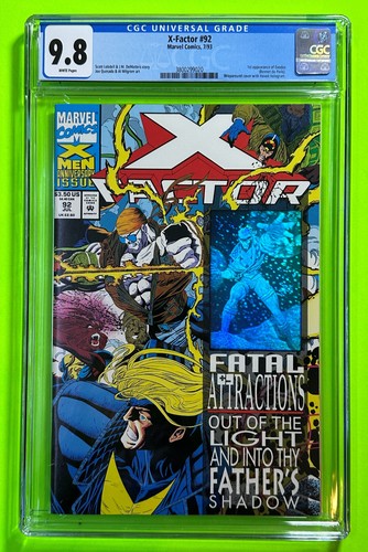 X-FACTOR #92 (MARVEL 1986) 1ST EXODUS | RARE BLUE HOLOGRAM VARIANT ...