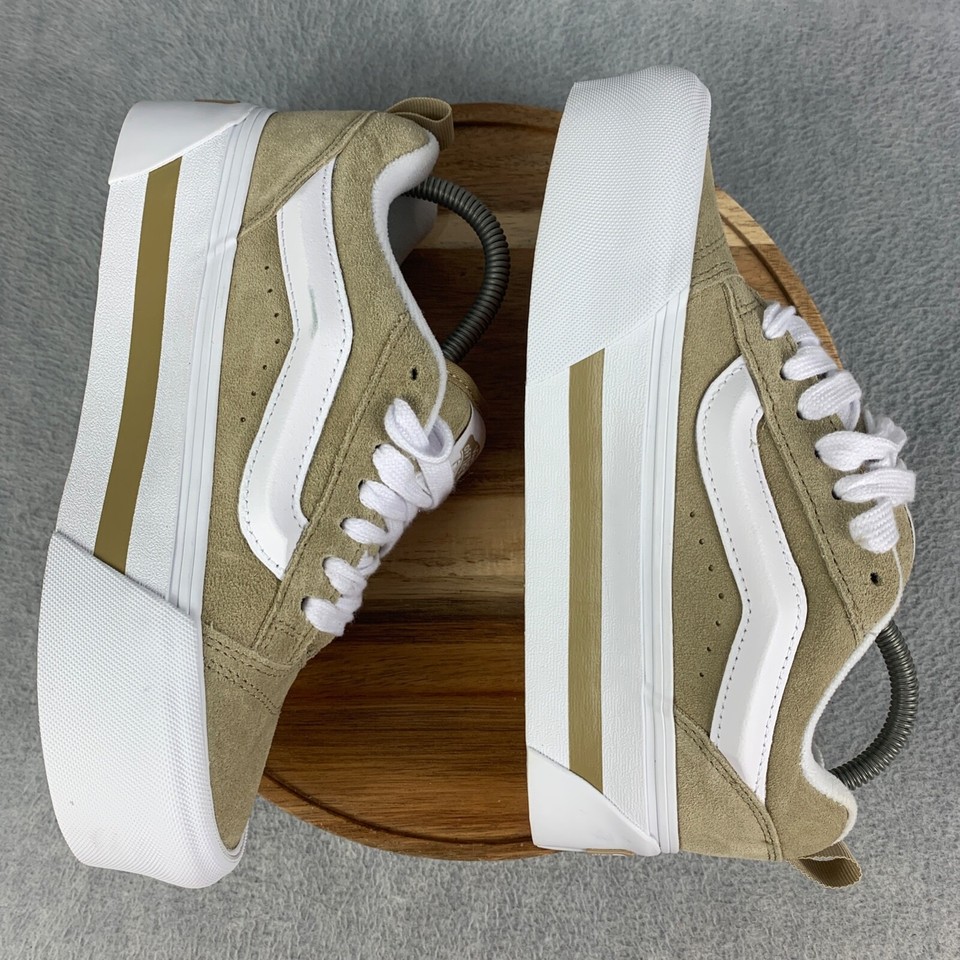 Vans Knu Stack Shoes Womens Size 8 Tan Sneakers Nostalgia Cornstalk ...