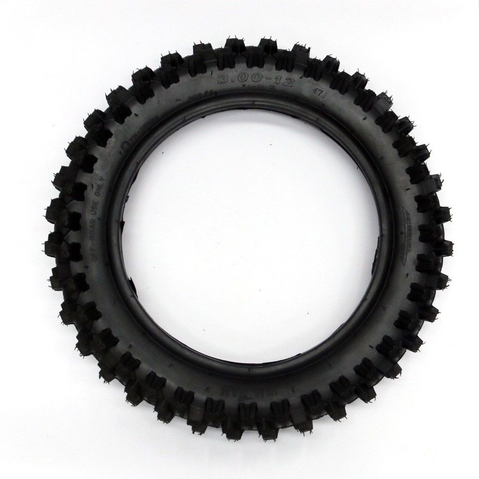 Rear Tire 3.00-12 TIRE & TUBE Pit Bike SSR YZ50 YZ60 PW80 TTR90 TTR110 ...