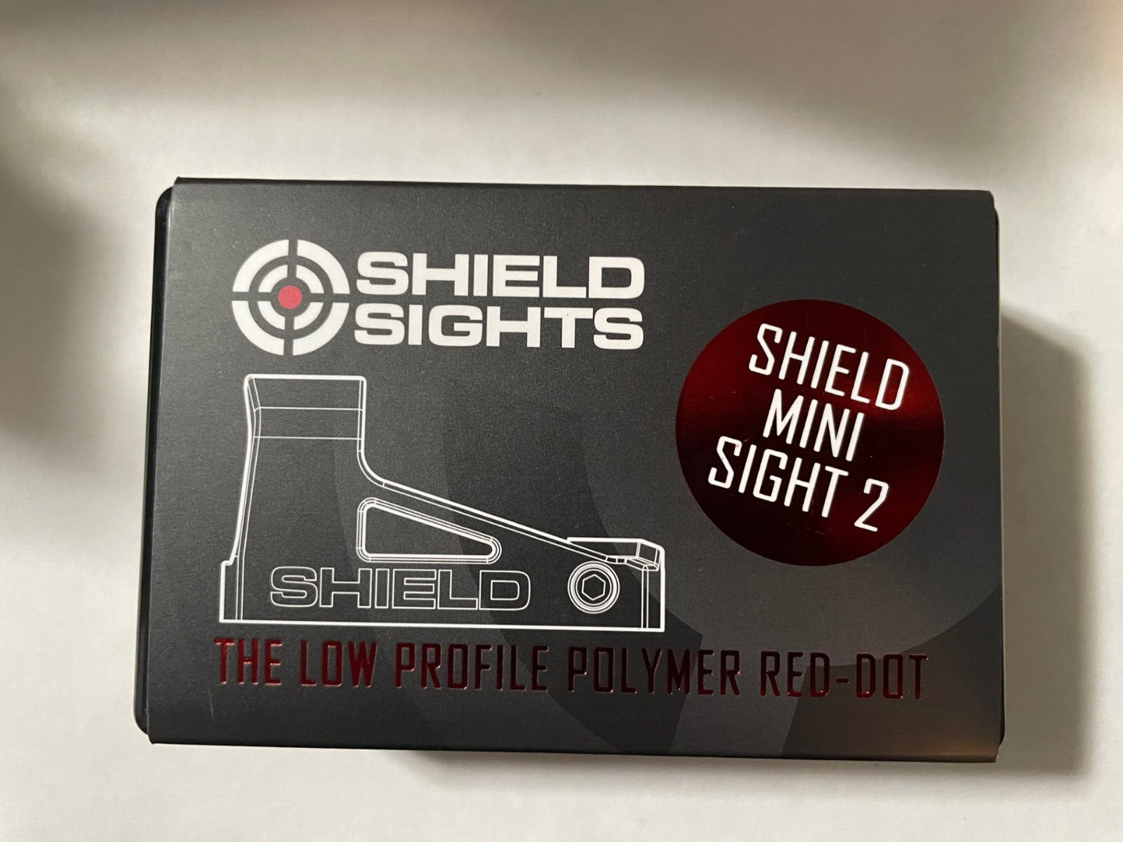 Shield Sights Mini Sight 2 4 MOA Red Dot Mini Reflex SMS2 4MOA GLASS | eBay