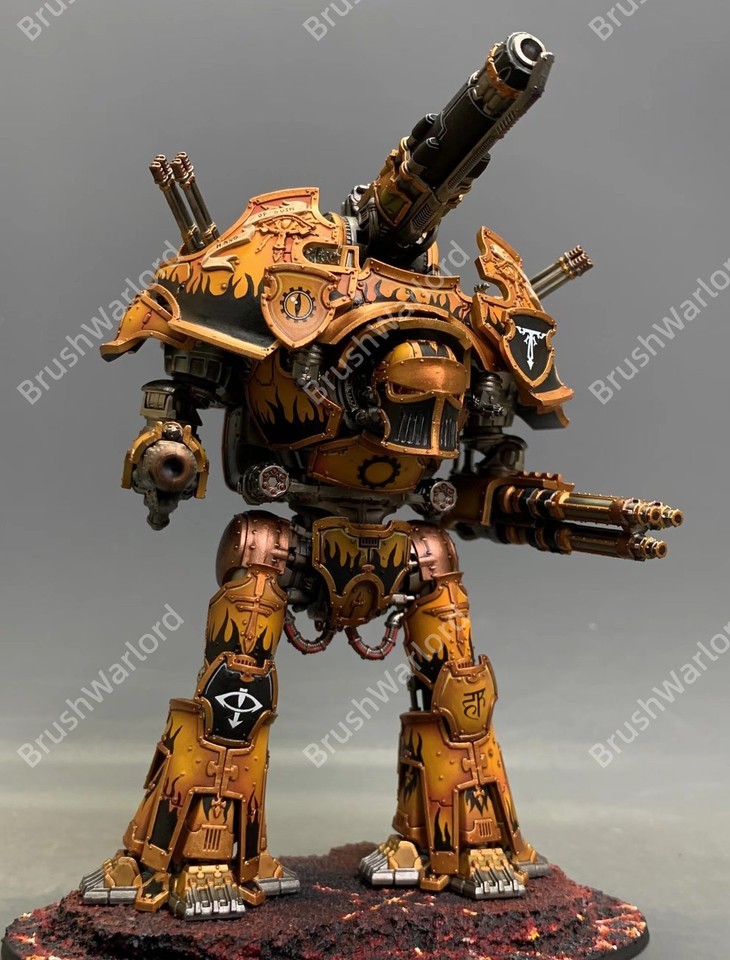 PRE-ORDER Adeptus Titanicus Warbringer Nemesis Titan PAINTED Display ...