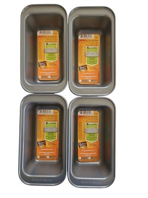 Baker's Secret Petite Loaf Pan 5-3/4" x 3-1/8" x 2-1/8 " Lot of 4 -New | eBay
